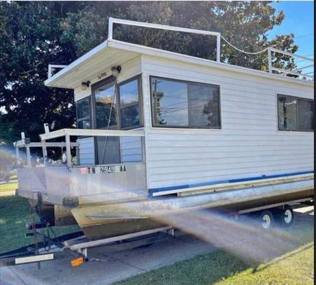 1972 Kayot Aluminum 26 HouseBoat with updated Motor and Trailer $15,000 ...