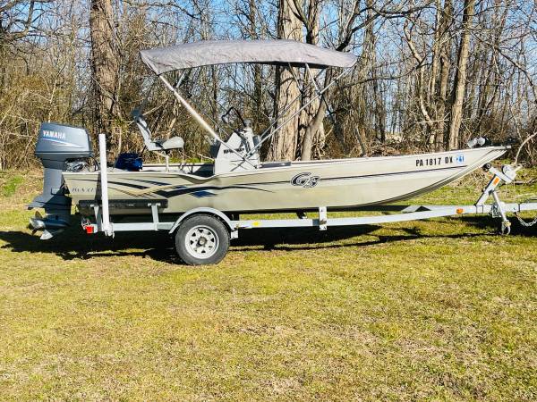 DELUXE CENTER CONSOLE G3 1756 SEMI V DOUBLE WIDE JON BOAT,70HP YAMAHA ...
