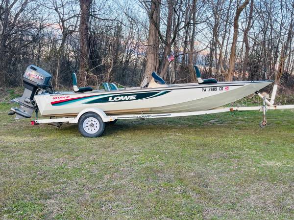 NICE LOWE 180WZ STINGER PRO ALUMINUM FISHING BOAT W/ 115HP BIG JOHNSON ...