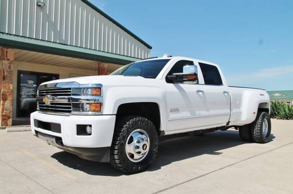 2016 CHEVROLET 3500 HIGH COUNTRY DUALLY*DURAMAX*LEATHER*NEW TIRES ...