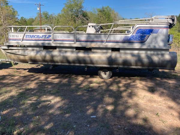 20 foot Start craft pontoon 50hp outboard, galvanized trailer $3,200 ...