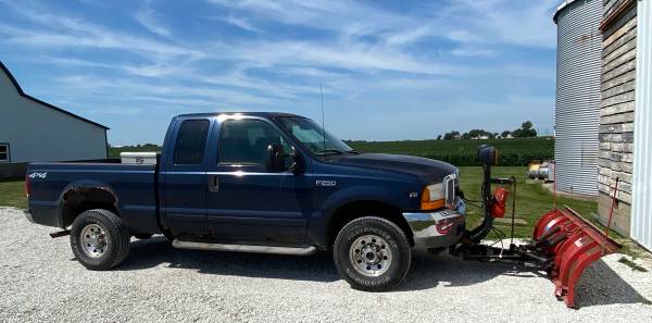 2001 F250 4x4 XLT 5.4L with snow plow - $3,750 (Cedar Point) | Cars ...
