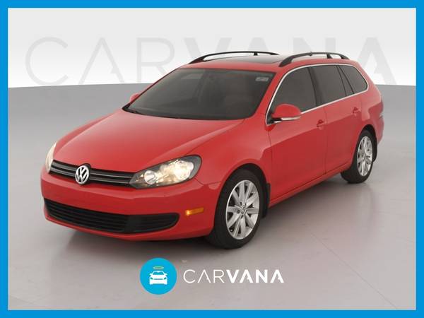 2013 VW Volkswagen Jetta SportWagen 2.0L TDI Sport Wagon 4D wagon Red ...