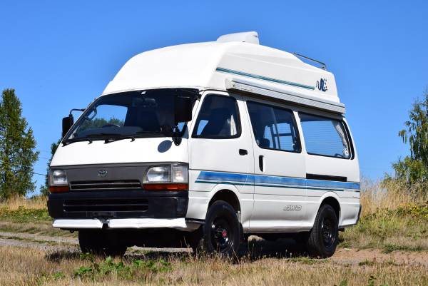 94 Toyota Hiace Camper Van - 4WD - Diesel - 5 Speed - Dinette & Beds ...