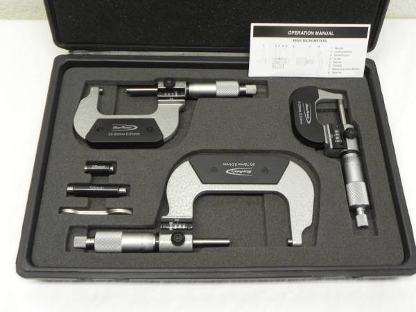 Blue Point MIC103MB 3 Piece Metric Digital Micrometer Set 0-75mm $350 | Tools For Sale | Las ...
