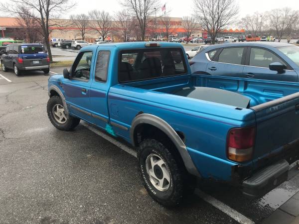 Lifted 1993 Ford Ranger 4X4 - $2500 (Lawrence) | Cars & Trucks For Sale ...