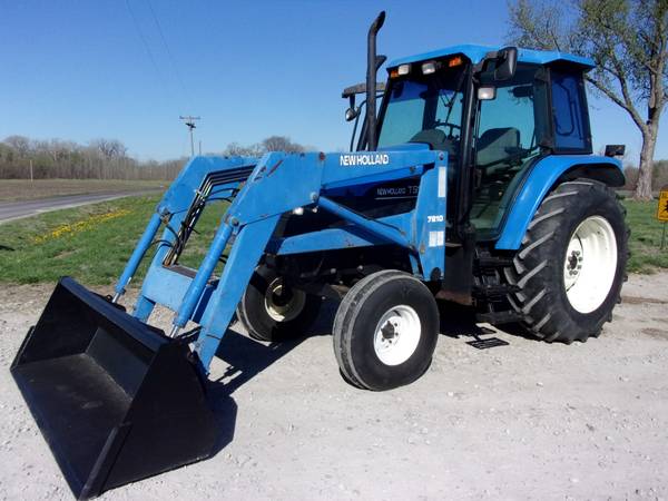 2003 New Holland TS110 Tractor w/ Cab & Loader $36,900 | Garden Items ...