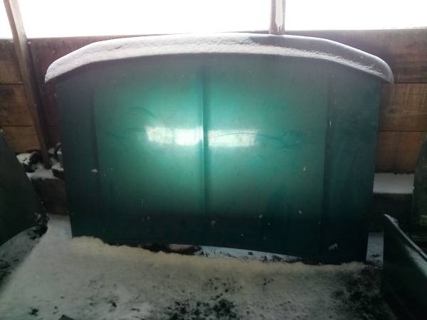 Nice Eddie Bauer green obs Ford hood with bug deflector $150 | Auto ...