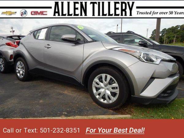 2019 TOYOTA CHR XLE hatchback SILVER (CALL 501-232-8351 FOR ...