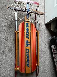 Vintage Yankee Clipper Flexible Flyer Sled - Model 12 / Winter Product ...