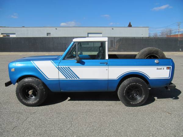 1972 INTERNATIONAL SCOUT II 345 V8 P/S P/B HALF CAB 4X4 RALLYE TRUCK ...