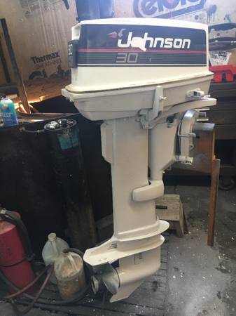 1992 30 HP Johnson Electric start long shaft 20in $1,650 | Boats For ...