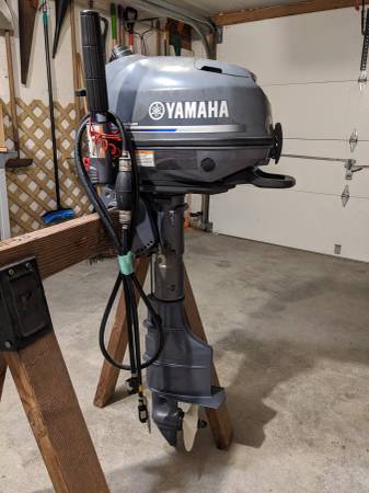 2013 Yamaha 4-stroke 6hp Long Shaft Outboard for sailboat $1,100 ...