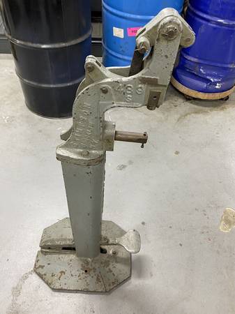Stimpson Grommet Press 489 S Cast Iron Foot Operated Rivet Snaps $300 ...