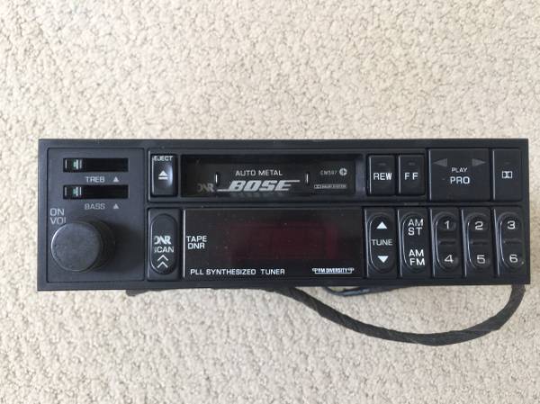 1991 Nissan 300ZX Tape Bose Radio Deck $150 | Auto Parts Sale | Los ...