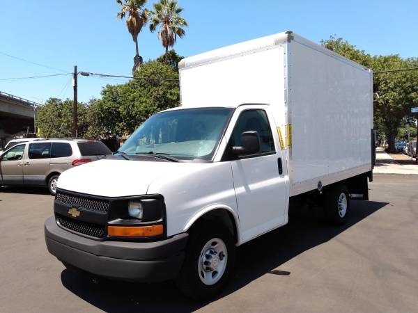 2016 Chevy Express Cutaway 12ft Box Truck w/Lift Gate for $27,500 ...