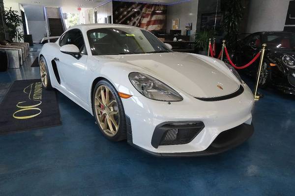 2022 Porsche GT4 Cayman 718 Coupe Only 2k Miles Chalk Color - $148,888 ...