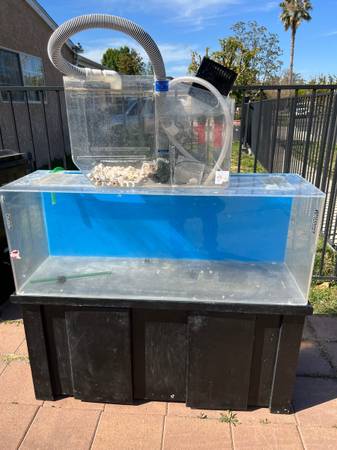 70 Gallon Saltwater Acrylic Fish Tank with Stand @ Complete Setup ...