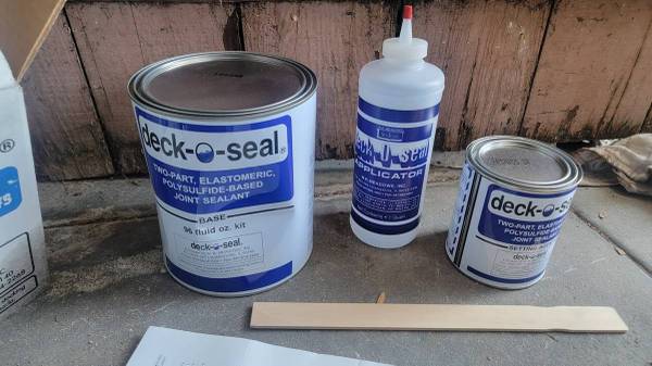 Deck -o-Seal kit Swimming Pool Joint Sealant And Coping Joints NEW BOX ...