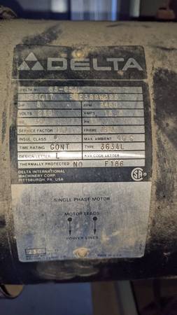 Delta Cabinet Table Saw 83-651 w/ table extensions $2,000 | Tools For ...