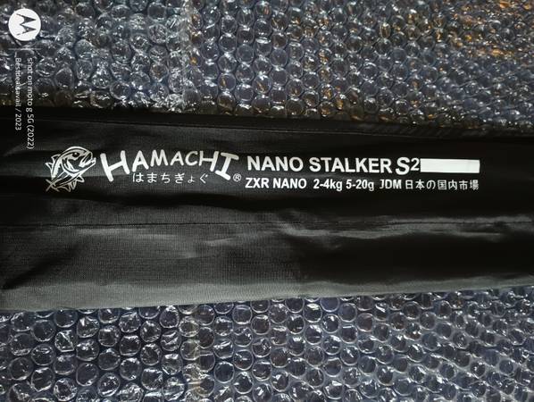 Hamachi Nano Stalker S2 JDM 2-4kg (4-10lb) ultraligh fishing Rod Pole ...