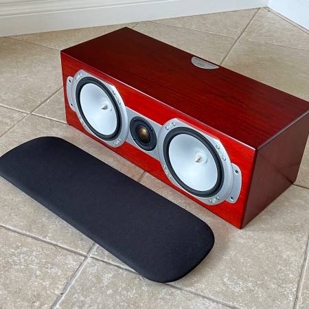 Monitor Audio center channel speaker Silver-RS LCR rosewood $250 ...