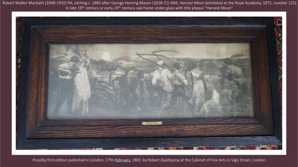 Rare, large British Pre-Raphaelite Etching, Robert Macbeth c. 1883 $345 ...