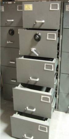 Safe Mosler GSA 5 Drawer File Cabinet Combination Lock $850 | Buy ...
