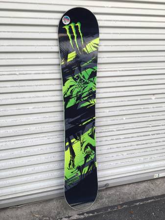 Snowboard NEW Gnu Monster Energy drink promo 156 $350 | Sports Goods ...