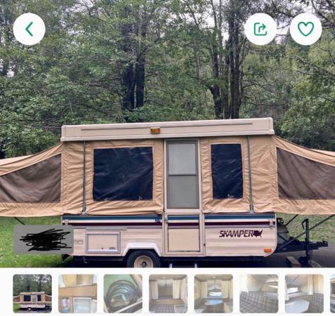 Super Clean 1988 Skamper Pop Up Camper $4,000 | RV, RVs for Sale | Los ...