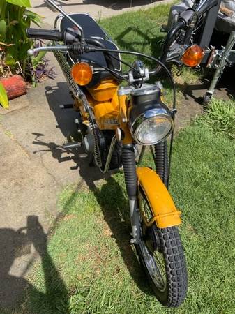 Vintage Ct90 Trail Honda 1978 yellow, 4354 miles,street dirt bike ...