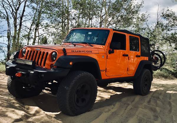 FOR SALE: 2012 Jeep Wrangler Unlimited Rubicon, Orange Crush - $22500 ...