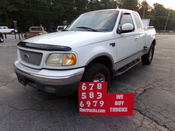 1999 FORD F150 LARIAT 4X4 STEPSIDE EXTENDED CAB FOUR WHEEL DRIVE ...