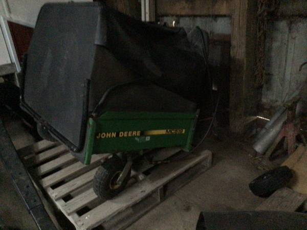 John Deere MC519 grass catcher $800 | Garden Items For Sale | Madison ...