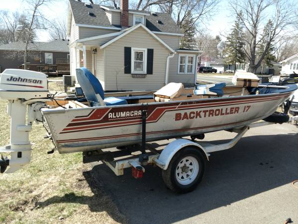 1983 Alumacraft Backtroller 17 $2,500 | Boats For Sale | Mankato, MN ...