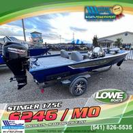 NICE LOWE 180WZ STINGER PRO ALUMINUM FISHING BOAT W/ 115HP BIG JOHNSON ...