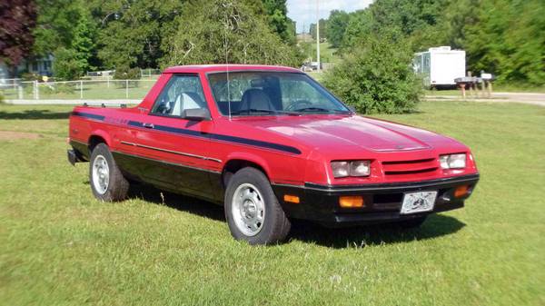 1984 DODGE RAMPAGE PROSPECTOR PICKUP - $3500 (MERIDIAN, MS.) | Cars ...