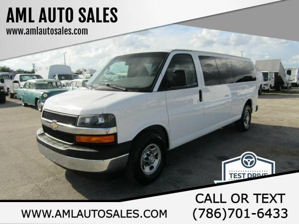 2017 Chevrolet Chevy Express G-3500 G3500 Extended 15 Passenger Van ...