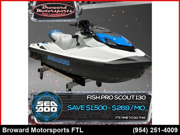 2022 Sea-Doo Fish Pro Scout 130 $13,899 | Boats For Sale | Miami, FL ...