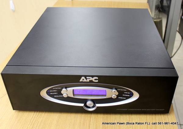 APC J15BLK, 1.5kVA / 120V Power Conditioner with UPS, Dead Batteries ...