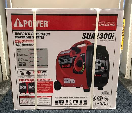 A-iPower Inverter Generator SUA2300i 2300 Watt $400 | Tools For Sale ...