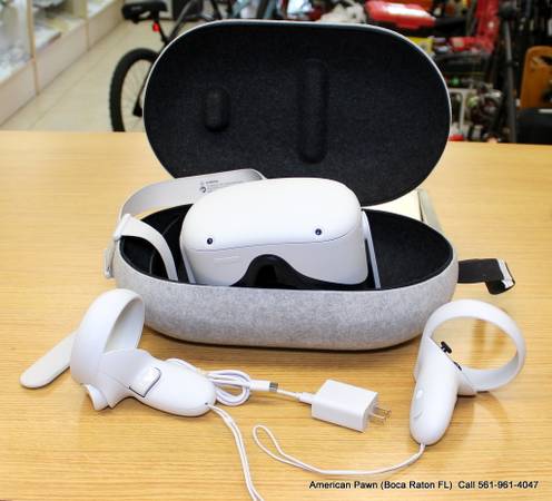 Oculus Meta Quest 2 VR Headset 128GB KW49CM Two Controllers in Case ...