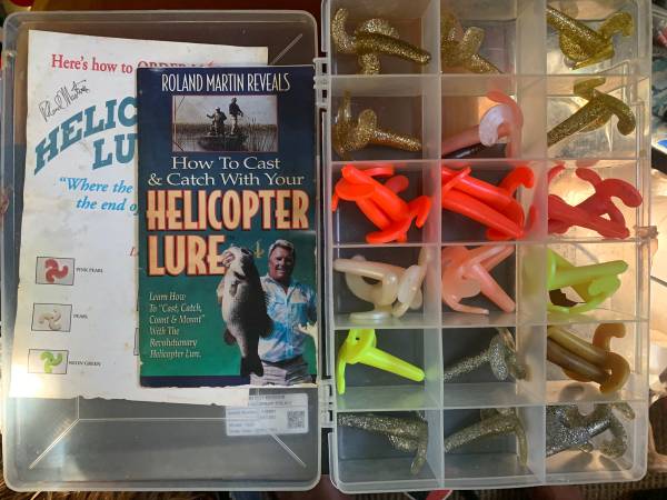 ROLAND MARTIN’S HELICOPTER LURES KIT $20 | Sports Goods For Sale ...