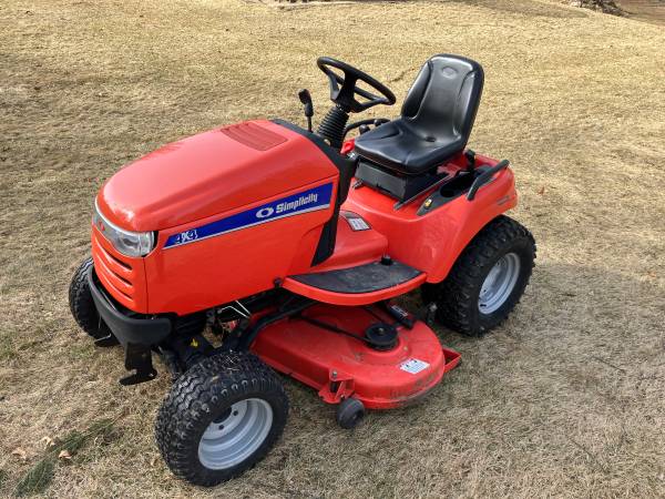 Simplicity Legacy XL 4x4 Diesel with 54” mower deck, 3pt and rear pto ...