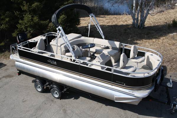 New triple tube pontoon boat with 150 and trailer $43,999 | Boats For Sale | Minneapolis, MN ...