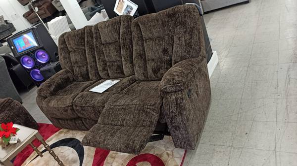 Soundwave Manual Reclining Sofa with Drop Down Table $939 | Furniture ...
