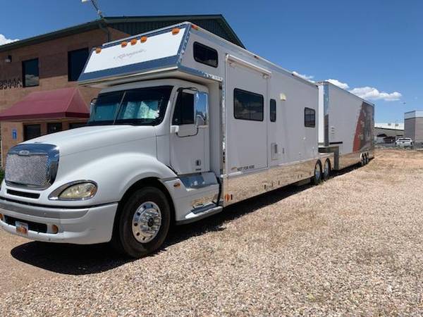 2004 Renegade Freightliner Toterhome & Stacker Trailer - $216700 (Lake ...