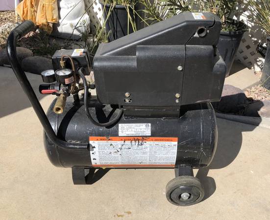 6 Gallon DuraBuilt 100 PSI Air Compressor - Model No. DB1552 $60 ...