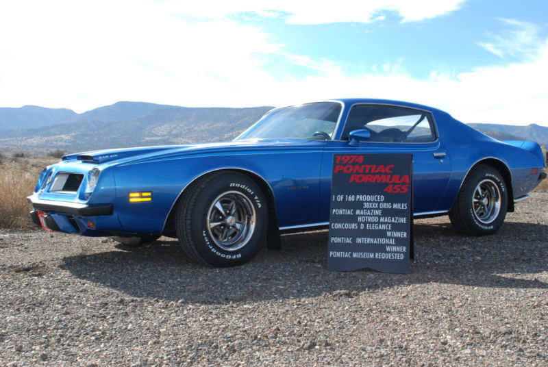 1974 Pontiac Firebird FORMULA 455 RAM AIR | Cars & Trucks For Sale ...