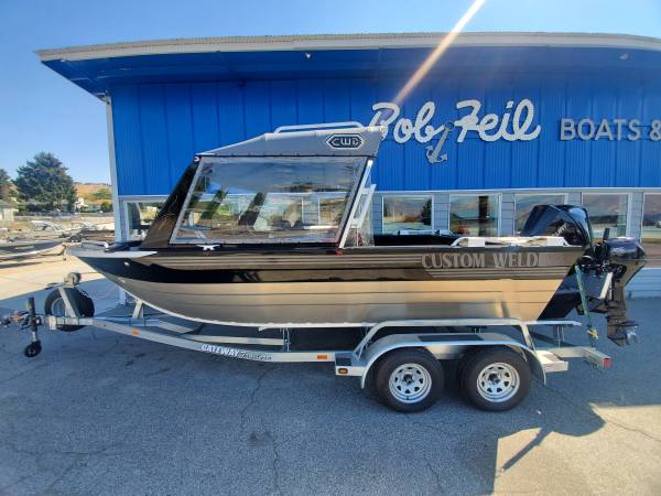 2023 Custom Weld Wide Body Half hard top LOADED...225 MERCURY | Boats ...